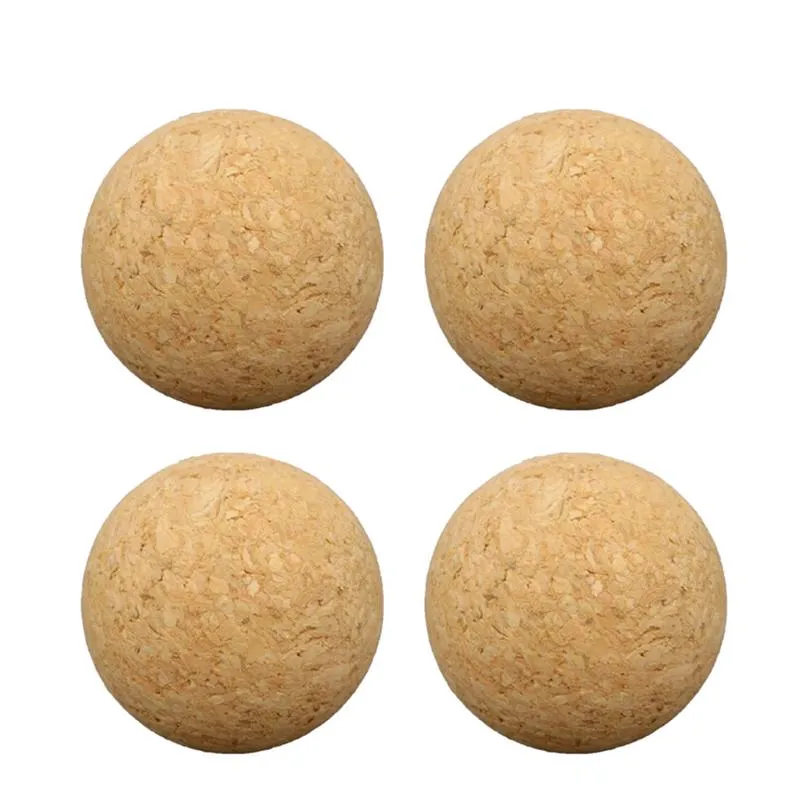Foosball Table Balls, Cork Wood Replacement, 36mm Solid Soccer Balls ...