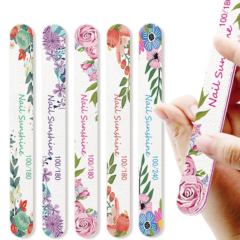 Premium-Quality Printed Nail Files Pack of 50 - Washable & Reusable 100 ...