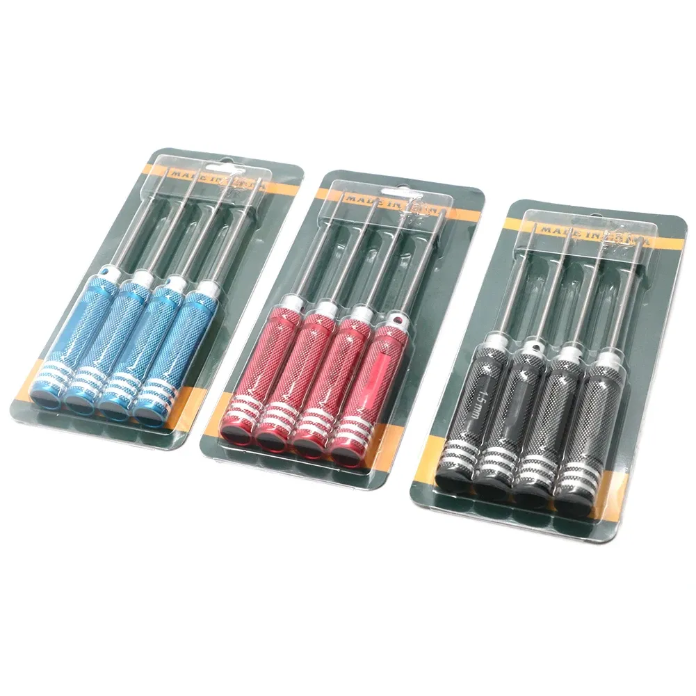 Titanium-Plated 4-Piece Precision Hex Screwdriver Set for RC ...