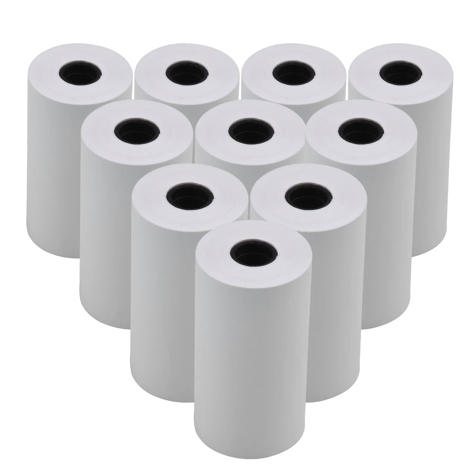 White Blank Thermal Paper Roll 2.17x1.18 in 57x30 mm Compatible with ...