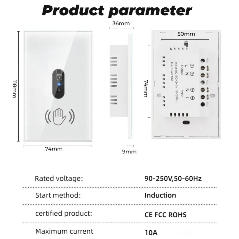 Brand Infrared Sensor Switch 10A No Touch Smart... From Ddmymay, $24.19 ...