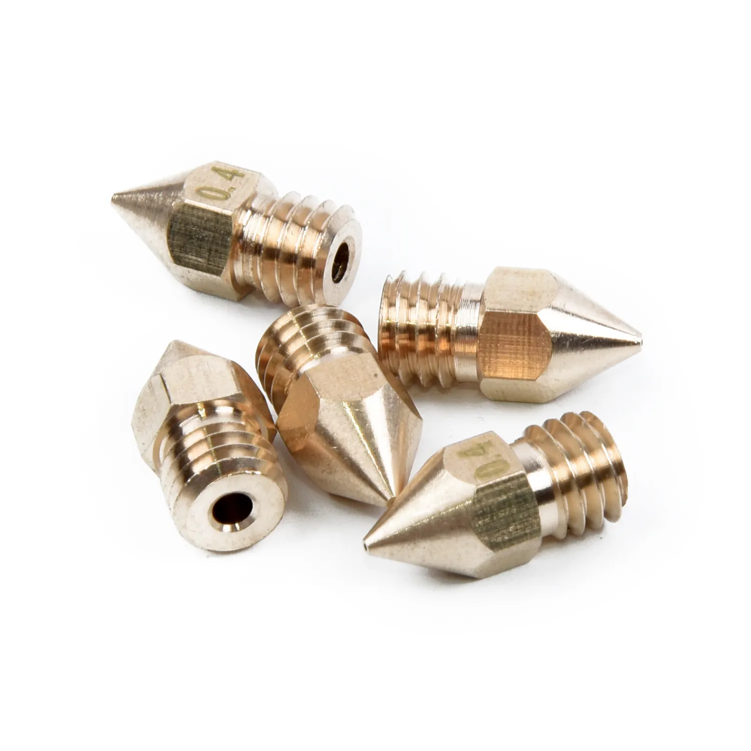 DHgate.com:Premium Brass Extruder Nozzles for 3D Printers, 1.75mm ...