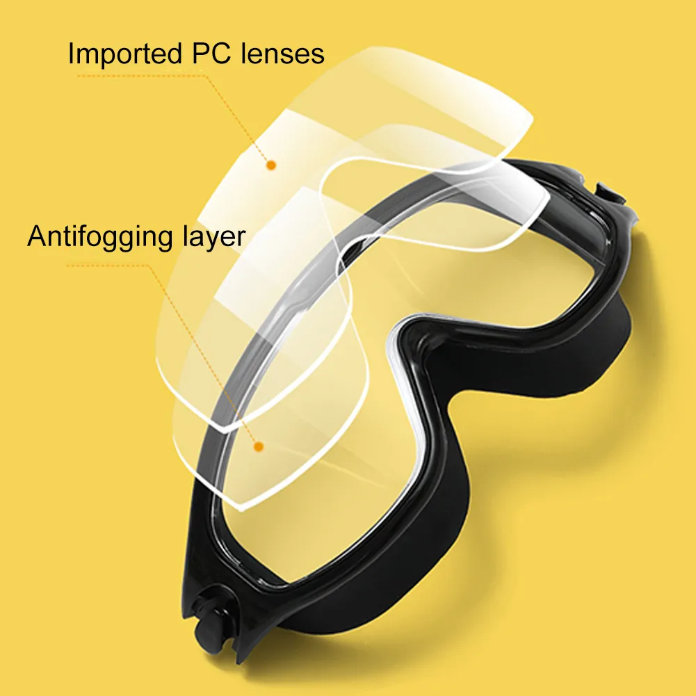 Advanced Electroplated Adult Swim Goggles: Full-Face Panoramic Anti-Fog ...