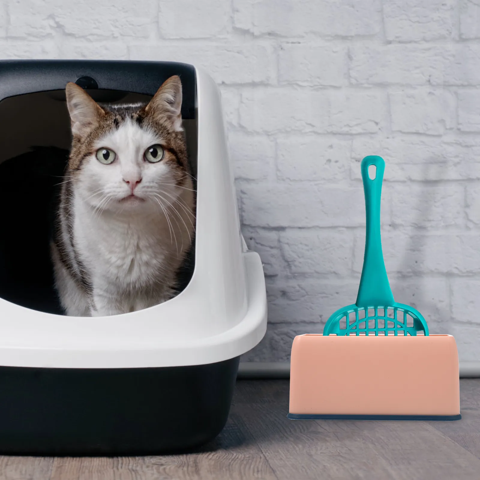 DHgate.com:2-Pack Wear-Resistant Cat Litter Scoop Holder Stands ...