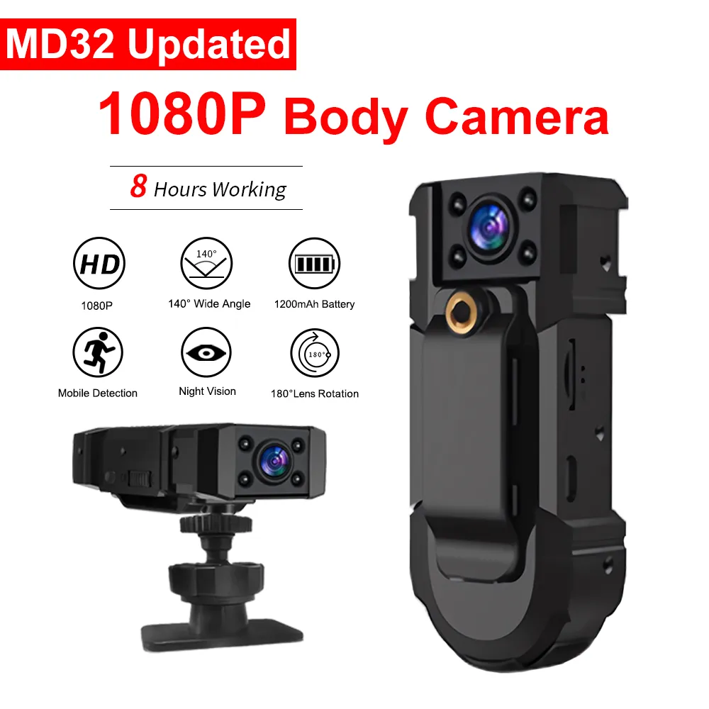 DHgate.com:Mini Body Camera 1080P HD | 8 Hours Recording | 180 ...