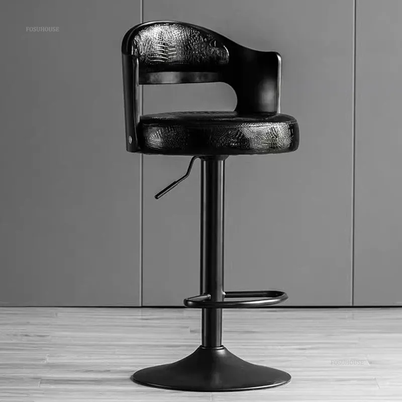 Gas lift bar stool with backrest store