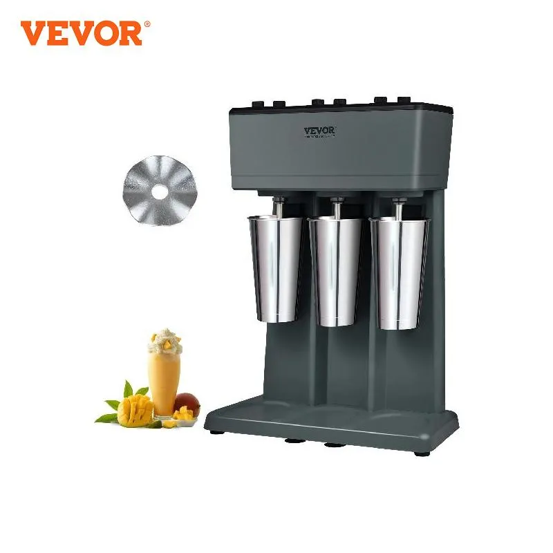 VEVOR Triple-Headed Electric milkshake machine with 375W Power and 3 ...