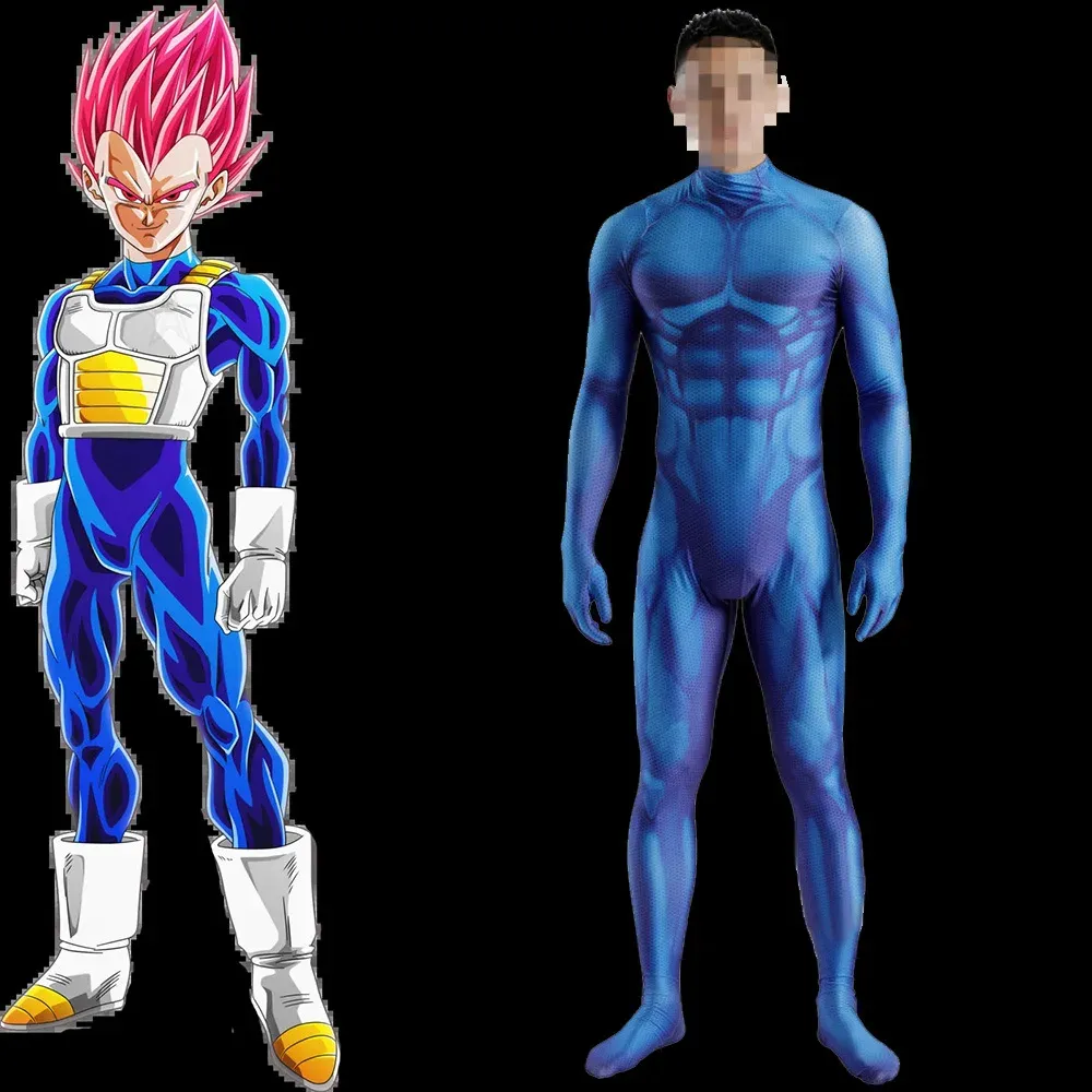Anime Z Super Vegeta Saiyan Bodysuit Cosplay Costume... From Uledemode ...
