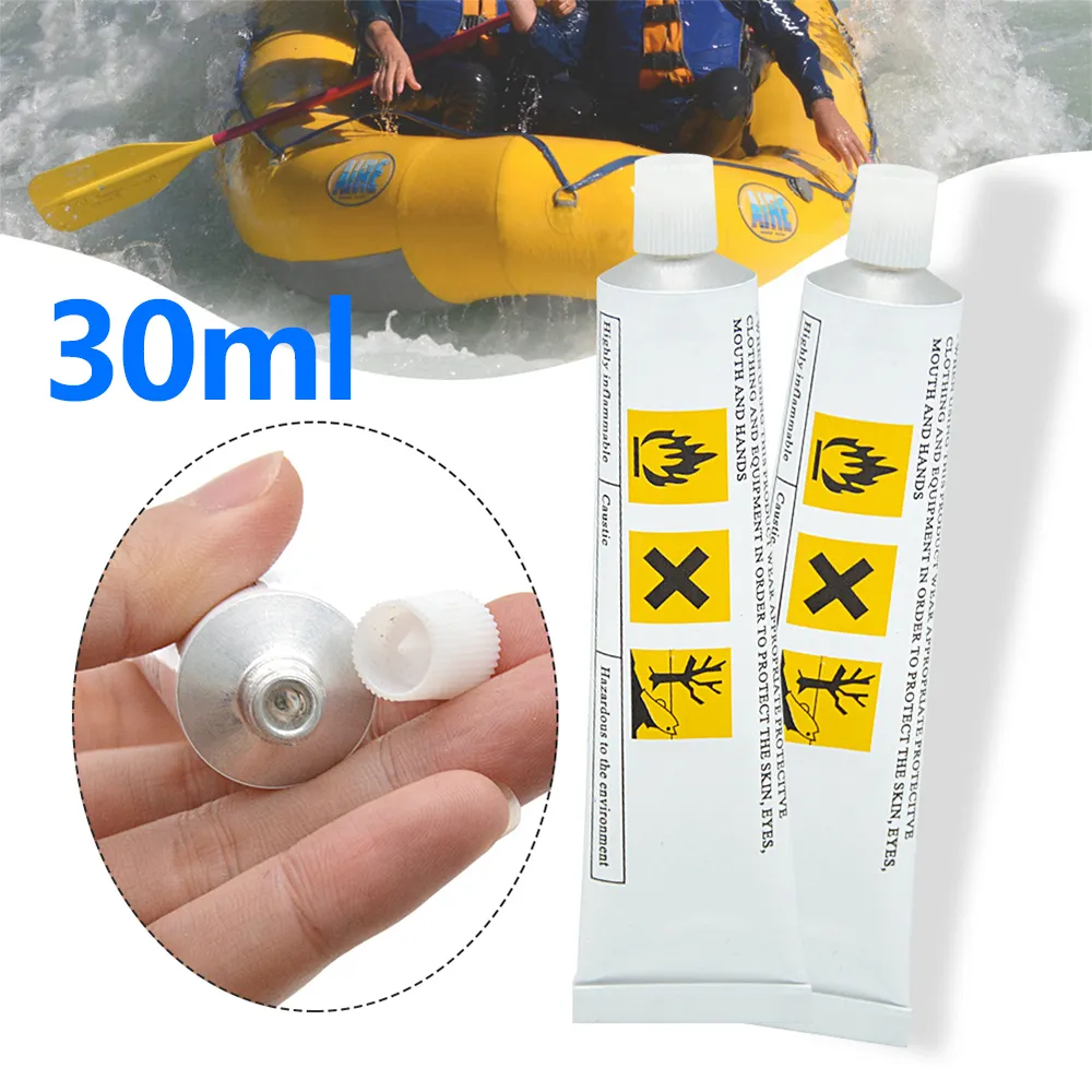 30ml PVC Inflatable Boat Glue Tape Repair Patch Adhesive Kit for Air ...