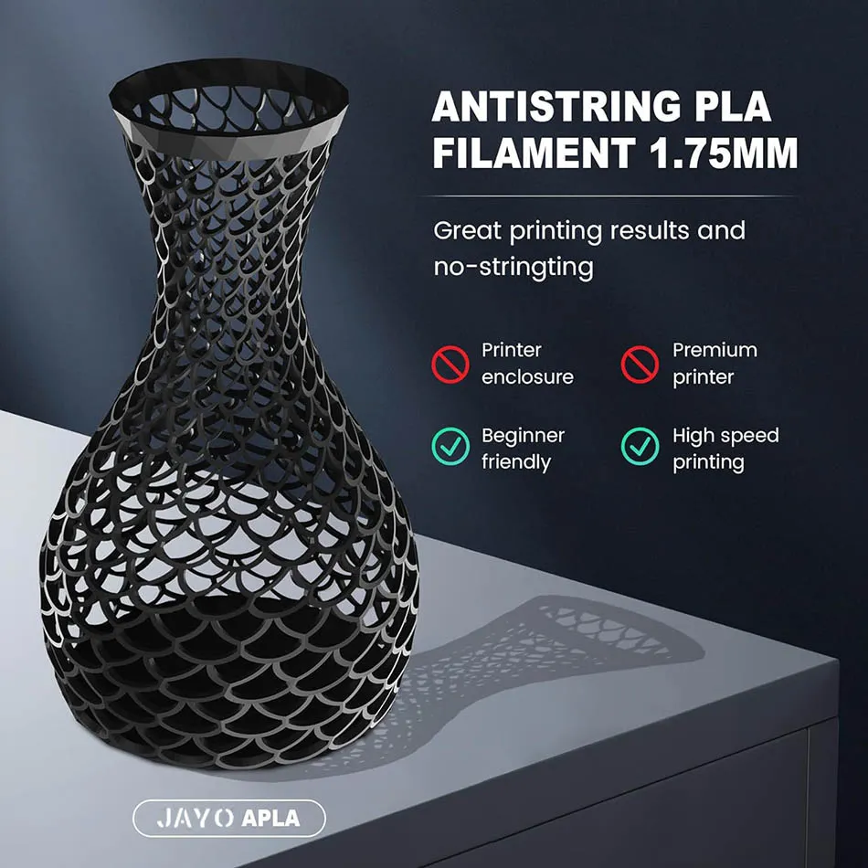 75mm APLA Filament, 1.1KG PLA 3D Printer Filament, Fast Printing ...