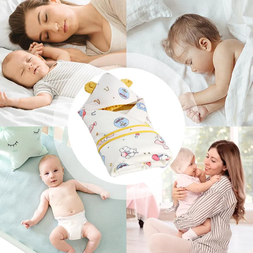 Newborn Receiving Blanket Wearable Sleep Sack Soft Ergonomic Baby ...