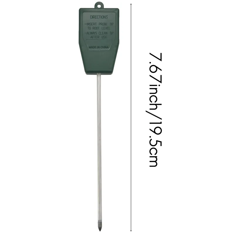 Soil PH Moisture Meter Set with Stainless Steel Probes Gardening Soil ...