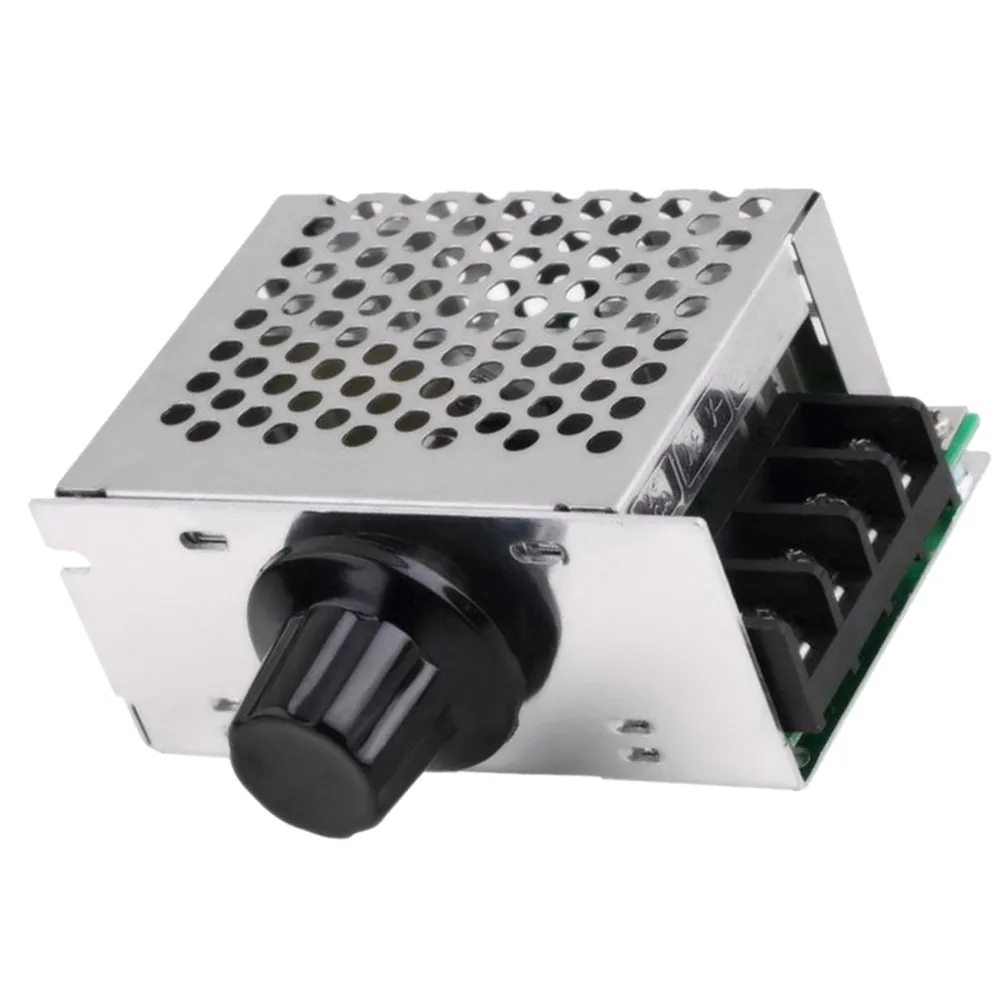 4000W Thyristor Electronic Voltage Regulator Controller: AC 220V High Power Speed Controller ...