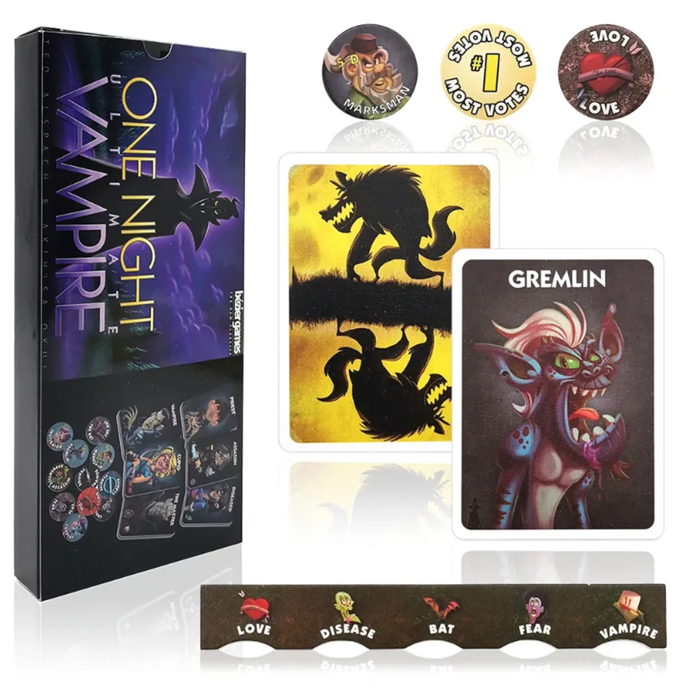 DHgate.com:Board Game - One Night Vampire Alien Werewolf Super Villain ...