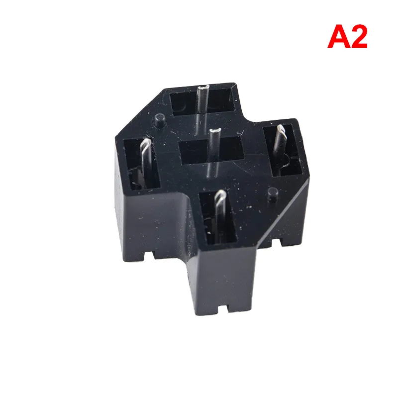 5-Pin SPDT Automotive Relay Sockets: 6.3mm PCB Mount Terminal Adapters ...
