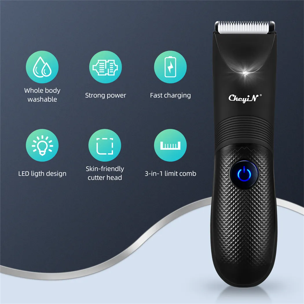 Upgraded CkeyiN Men's Electric Hair Clipper: Rechargeable Whole Body ...
