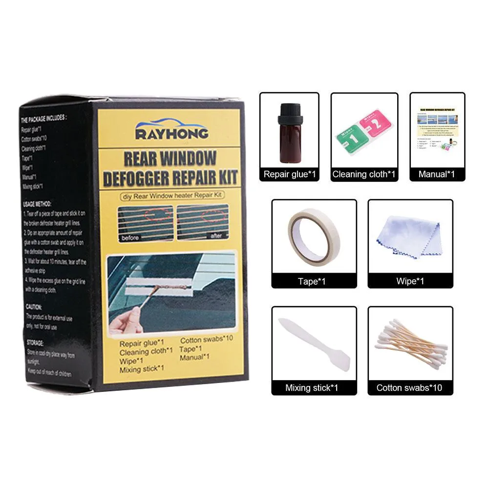 High-Quality Car Rear Window Repair Kit for Scratches, Cracks, and ...