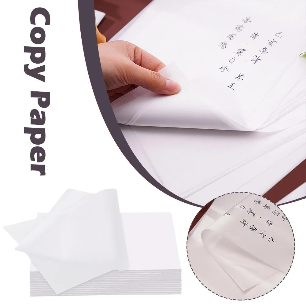 100 Sheets Translucent Tracing Paper for Drawing, Writing, Copying ...