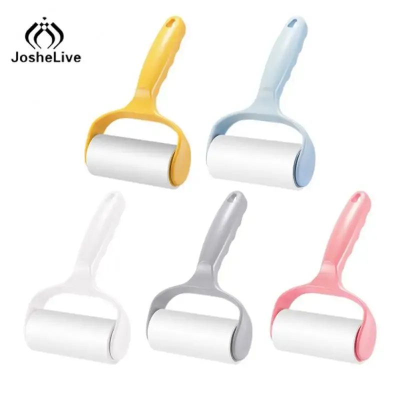 Portable Lint Roller with Handle and Tearable Sticky Sheets for Pet ...