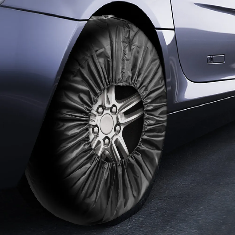 13-23 in Polyester Spare Tire Cover Waterproof Dust-Proof Tire Storage ...