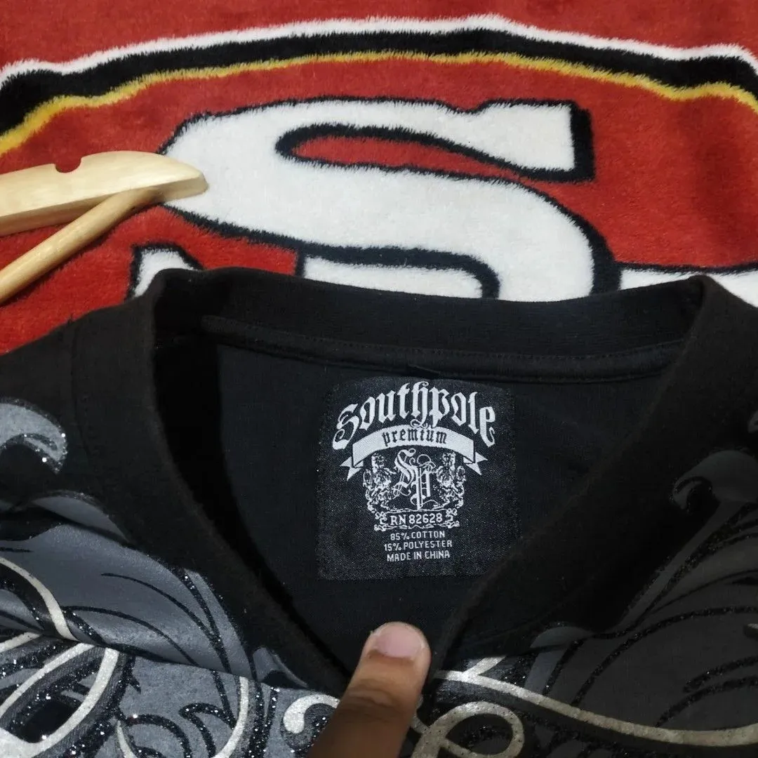 Long Sleeve Print Shirt: Y2K Hip Hop Gothic Style - Shop Now! from ...