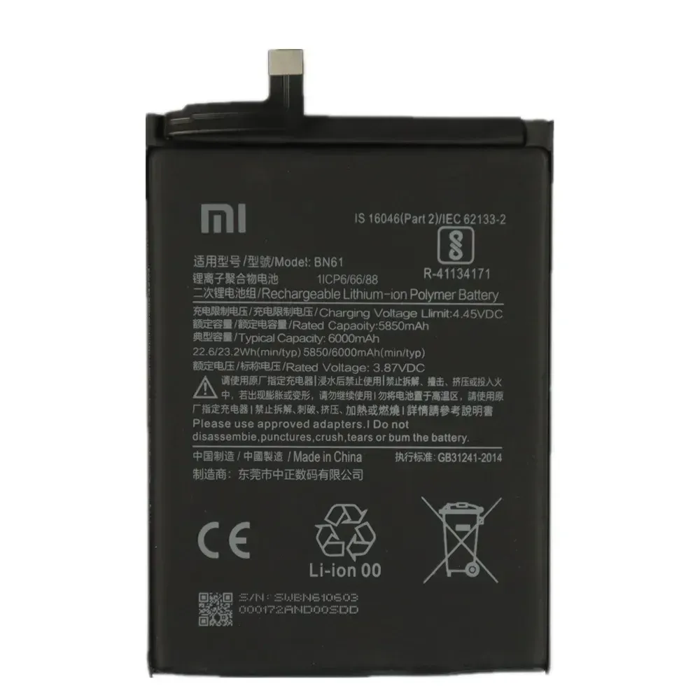 Xiaomi Poco X3 / X3 Pro Battery Replacement: BN61 / BN57 Original ...