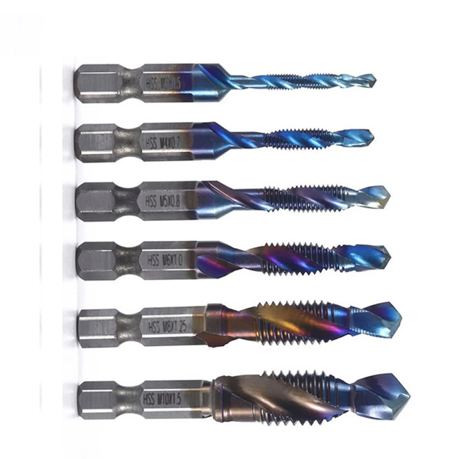 DHgate.com:High-Grade Blue Hex Shank Tap Drill Bits Workshop Power ...
