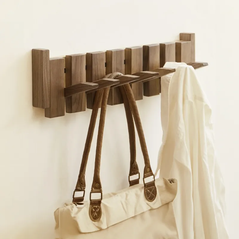 Wooden Piano Keys Clothes Rack,Wall Mounted Entry Door Porch Coat Hooks ...