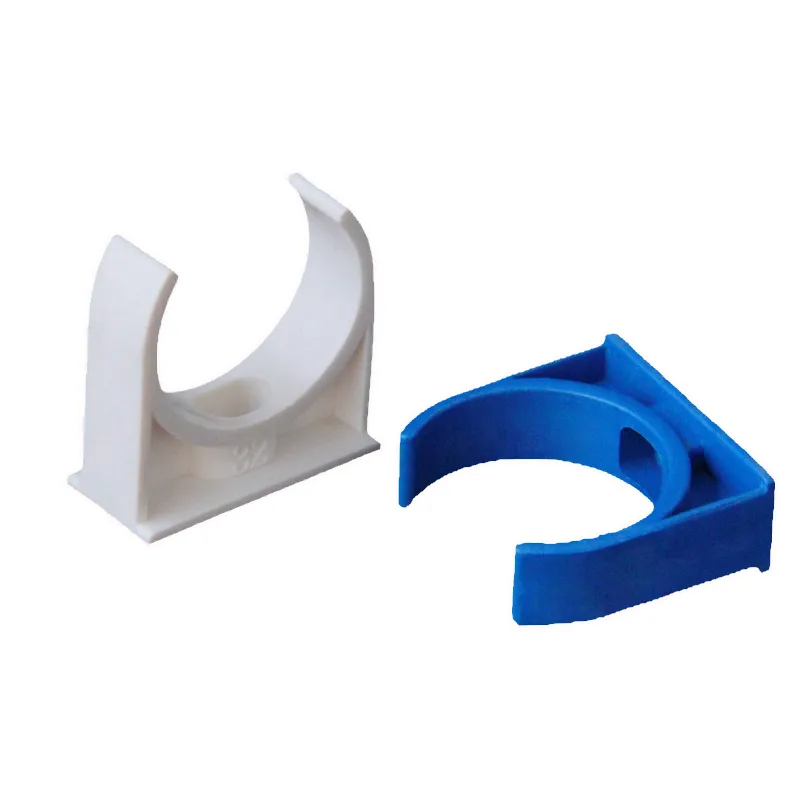 PVC Pipe U Shape Holder Clamp Set I.D 20/25/32mm Blue PVC Pipe Mounting ...