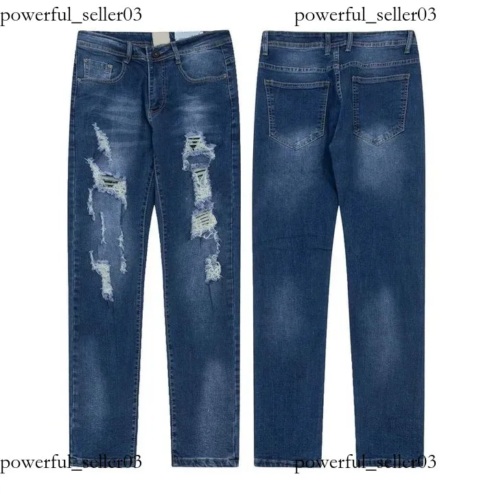 Designer Gallerydeptsweatpant Jeans Splicing Jeans Ripped Denim Pants ...