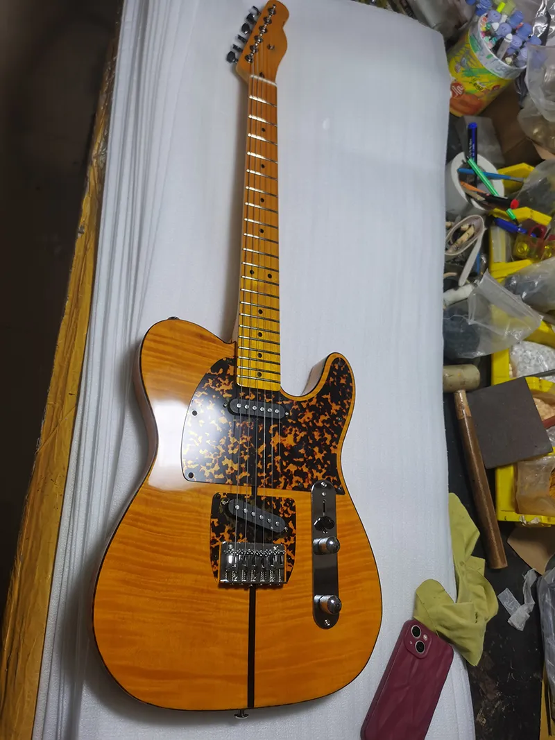 High Quality Cathead T L First Act Electric Guitar With Flame Maple ...