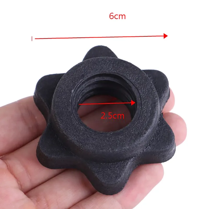 25mm Plastic Spinlock Collars Dumbbell Rod Nut Hex Nut for Barbells ...