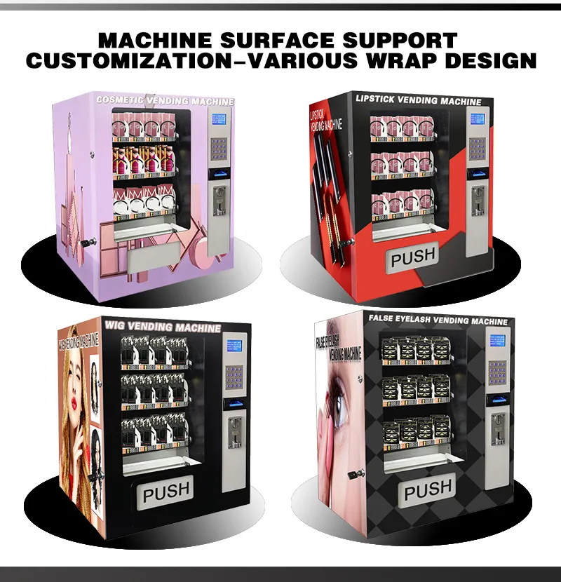 Mini Beverage & Snack Desktop Vending Machine With Transparent ...