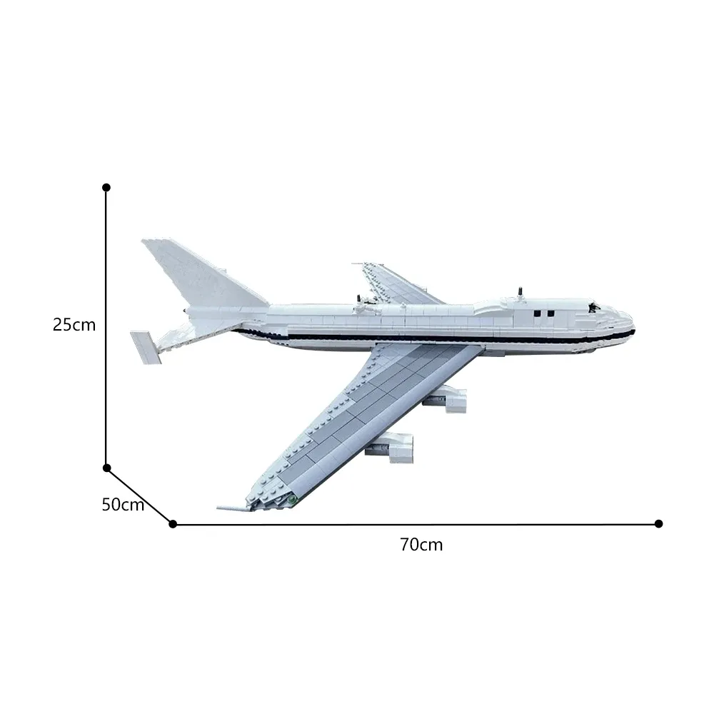 Boeing Space Shuttle 747 Carrier Aircraft Plane Model DIY Brick Toys ...