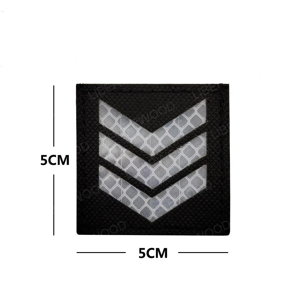 British Flag Army Infrared Reflective IR Patch Uniform Shoulder Armband ...