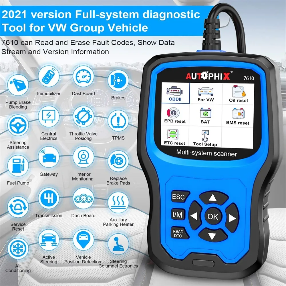 DHgate.com:Autophix 7610 OBD2 Scanner: Advanced Car Diagnostic Tool for Audi, Skoda, Seat ...