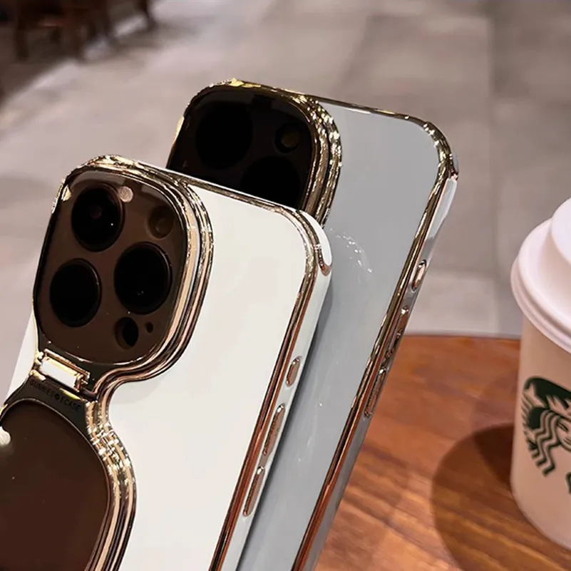 DHgate.com:2024Foldable Camera Lens Stand Phone Case for iPhone 14 12 ...