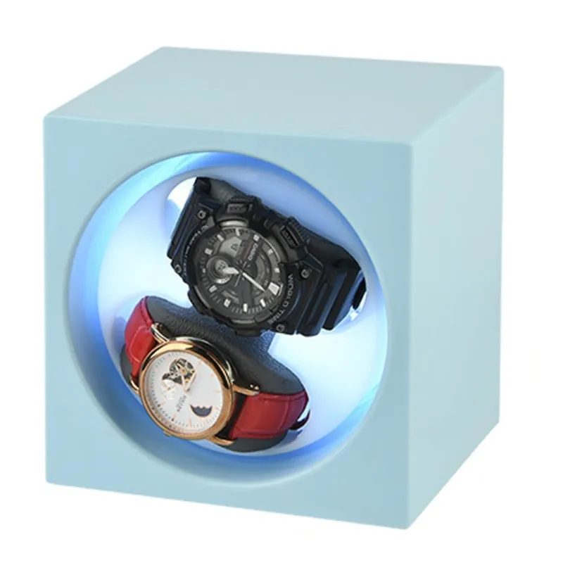 Double Watch Winder for Automatic Watches with USB Power and Two Gear ...