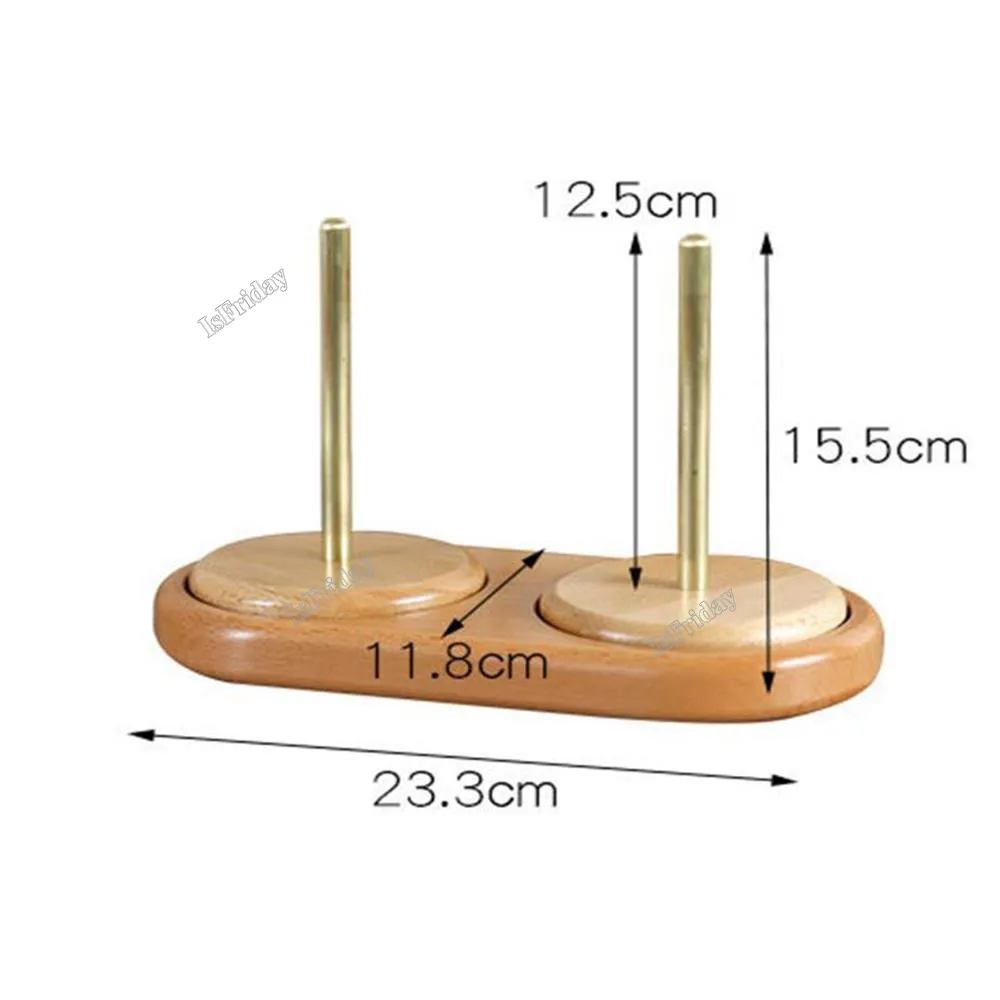 Rotatable Wooden Yarn Ball Winder with Stand for Wool Thread Winding ...