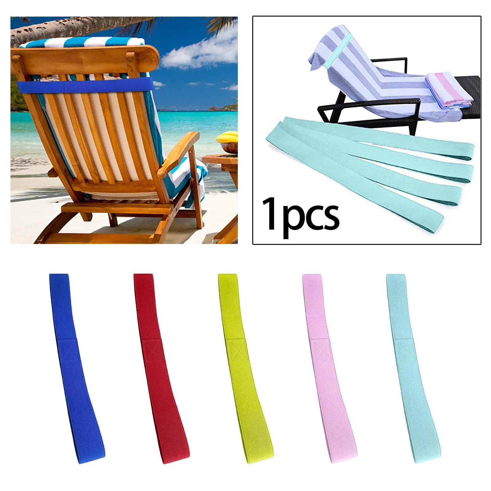 Beach Chair Towel Bands: Windproof, Thickened, Durable Towel Clips for ...