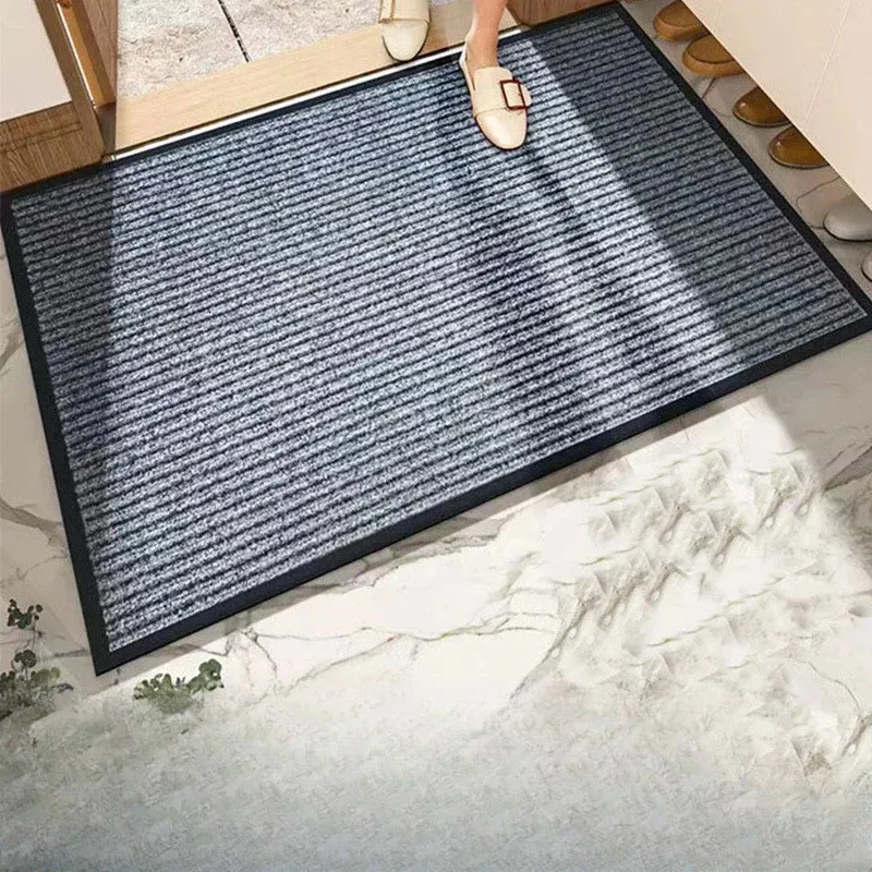 Striped PVC Non Skid Rug Pad For Dust Removal And Disinfection In Home ...