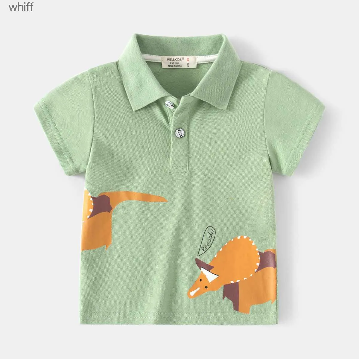 Summer Boys Polo Shirts, Short-sleeve Cartoon Tees for Kids, School ...