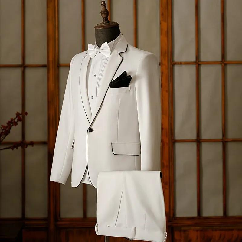 DHgate.com:Boys White Choir Performance Suit for Art Exams and Vocal ...