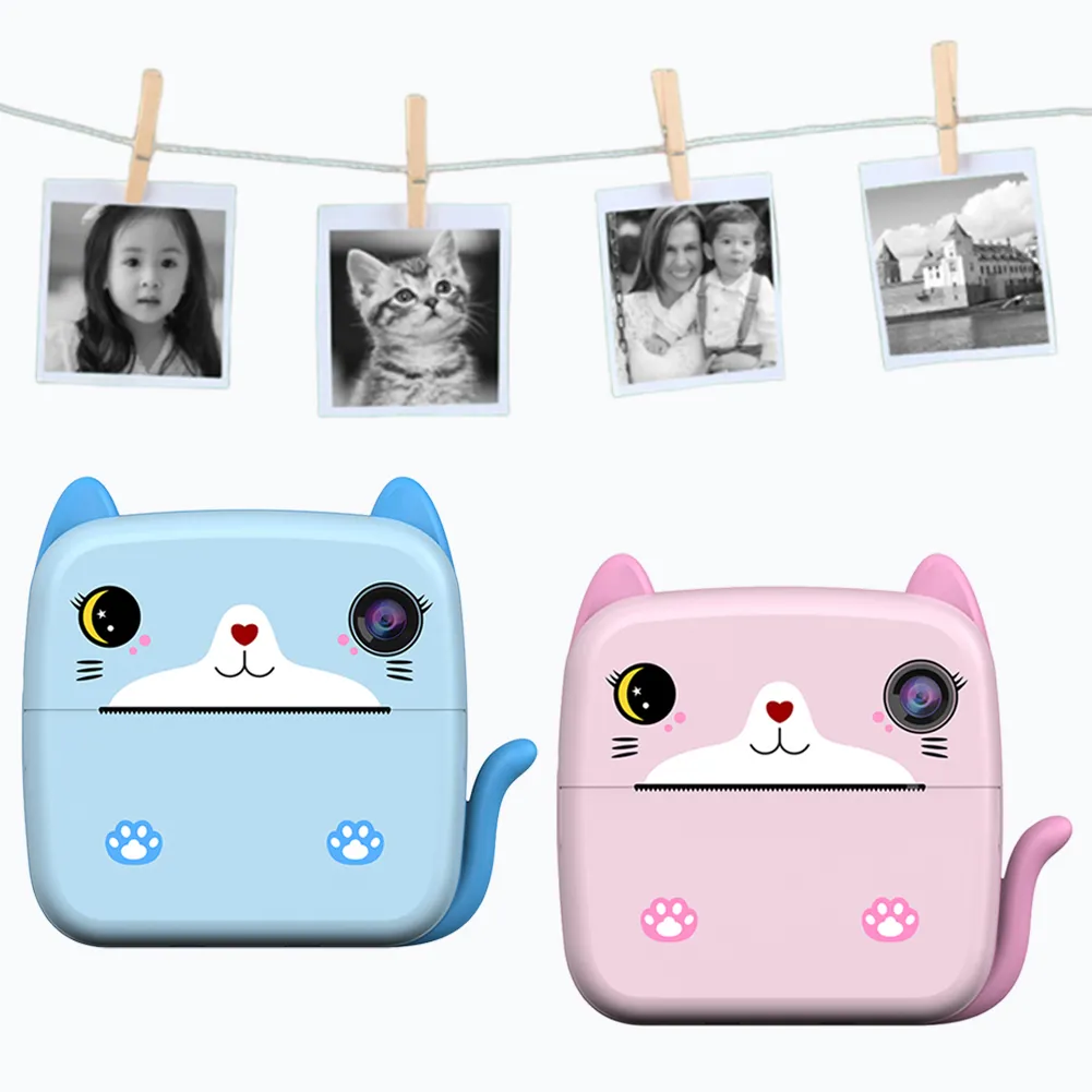 HD 1080P Thermal Print Instant Instant Film Camera With 2.4 Inch IPS ...