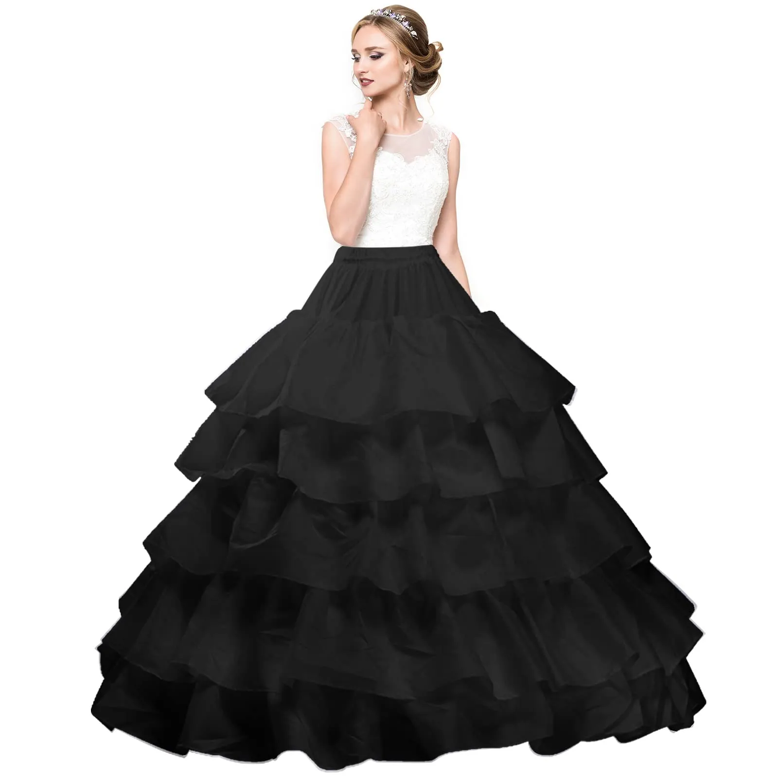 DHgate.com:Elegant 5-Hoop Crinoline Petticoat for Wedding Bridal ...
