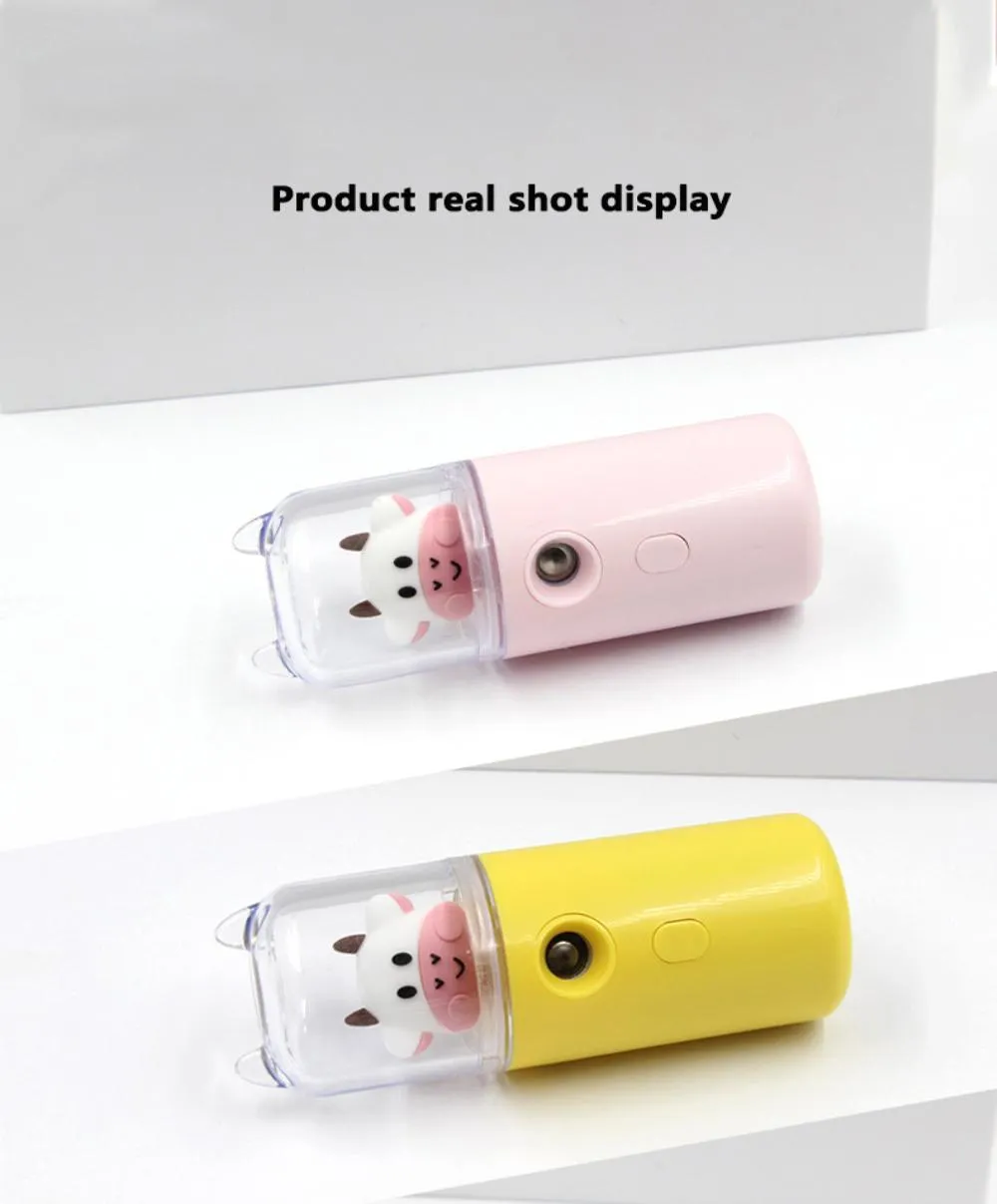 Nano Mist Sprayer Facial Steamer Mini Humidifier Skin Face Care ...