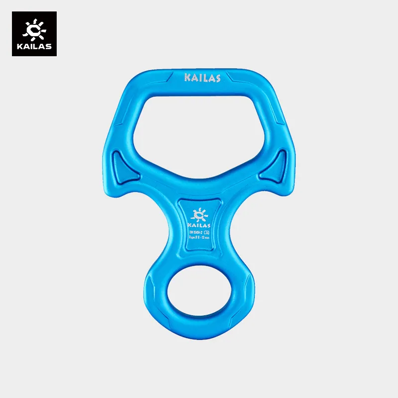 KAILAS Rock Climbing Descender 8 Ring Rope Belay Device with Bent-ear ...