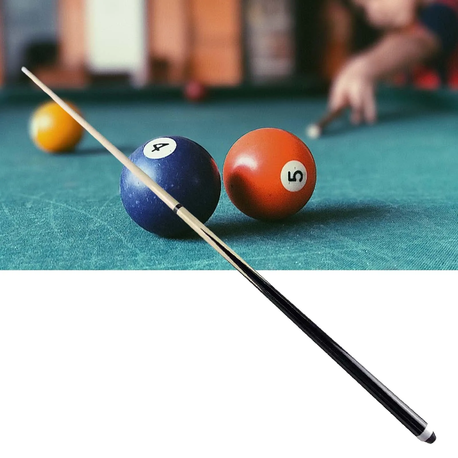 Kids Pool Cue: Wood Pool Sticks for Children's Billiards Games, 122cm ...