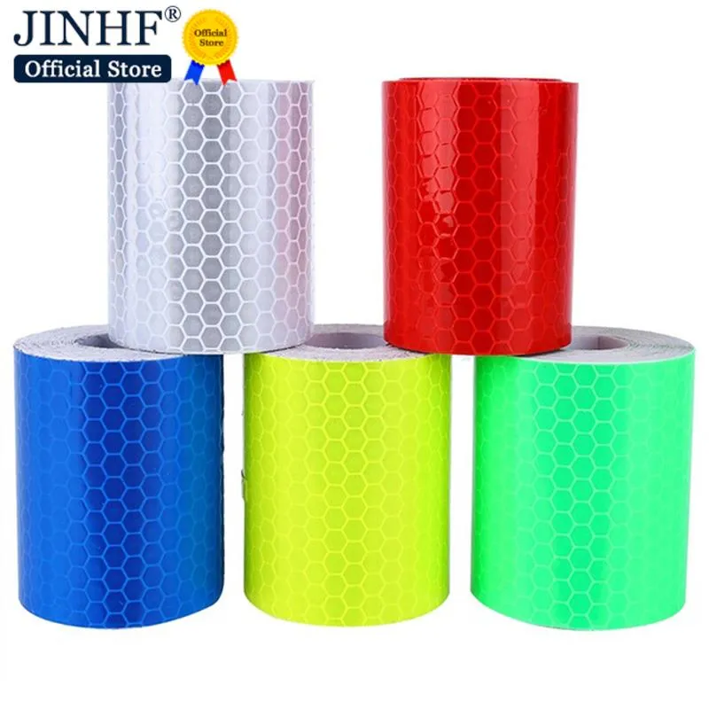100cm X 5cm Reflective Warning Tape Strip Stickers Car Safety Mark ...