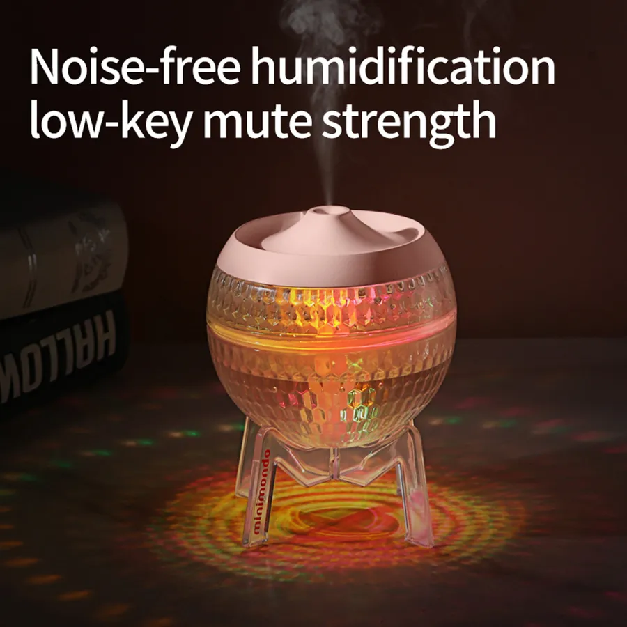 Essential Oil Diffuser Humidifier with RGB Colorful Light Mist Sprayer ...